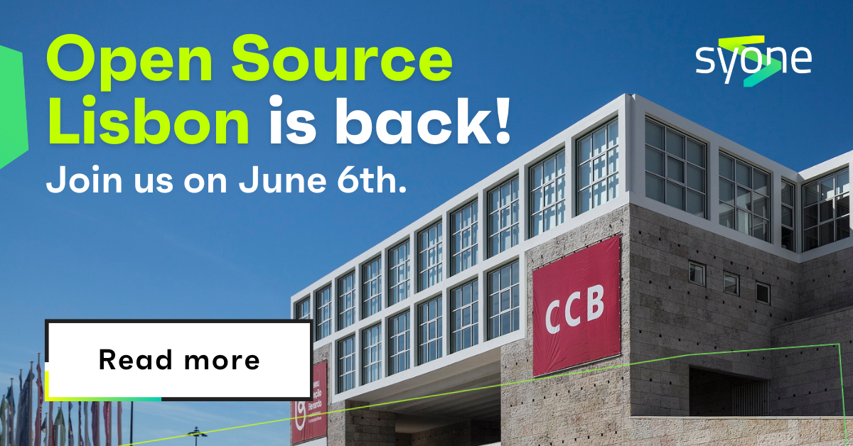 Open Source Lisbon is Back Open Source Lisbon is Back